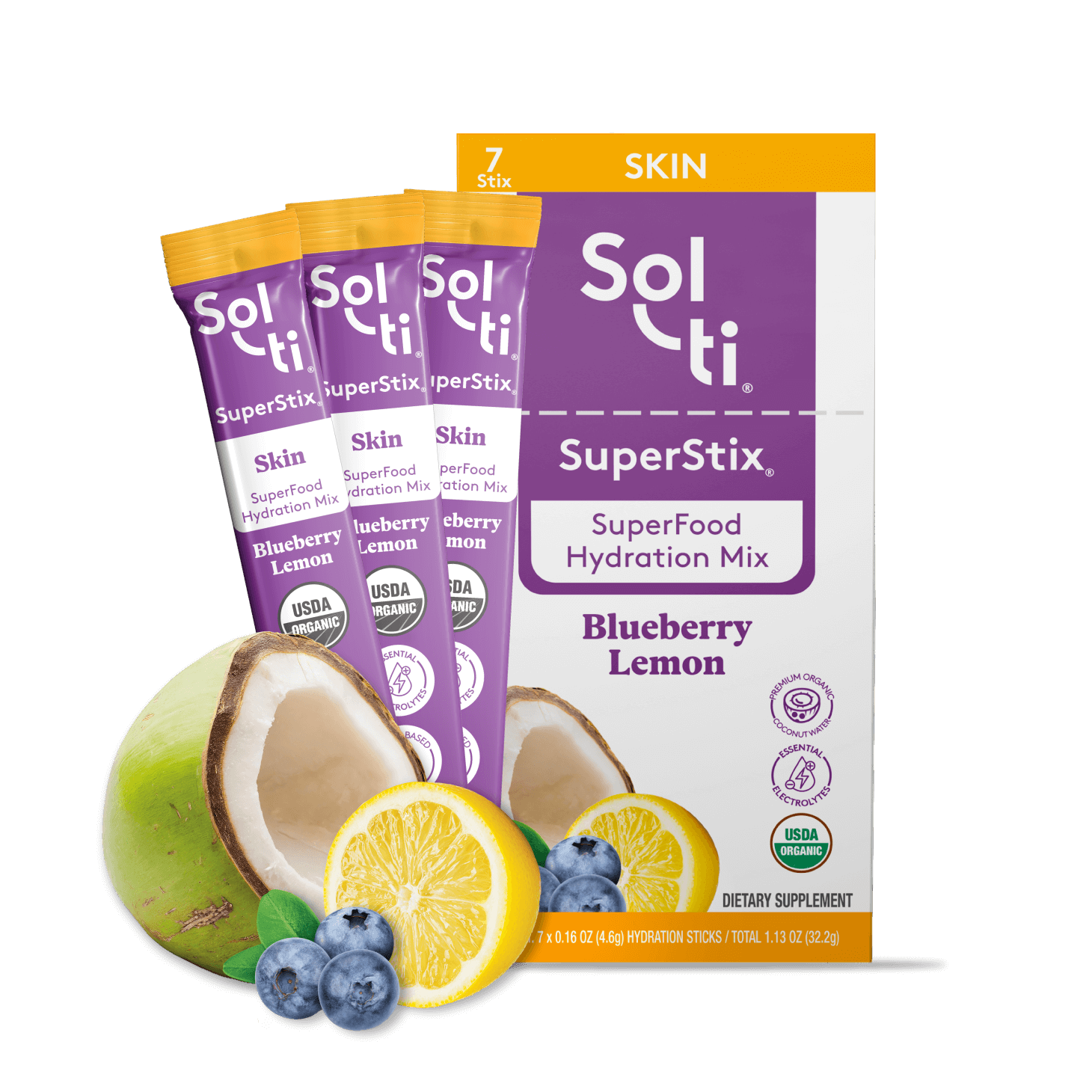 Blueberry Lemon SuperStix® (SKIN + HYDRATION) 7ct – Sol-ti Wholesale